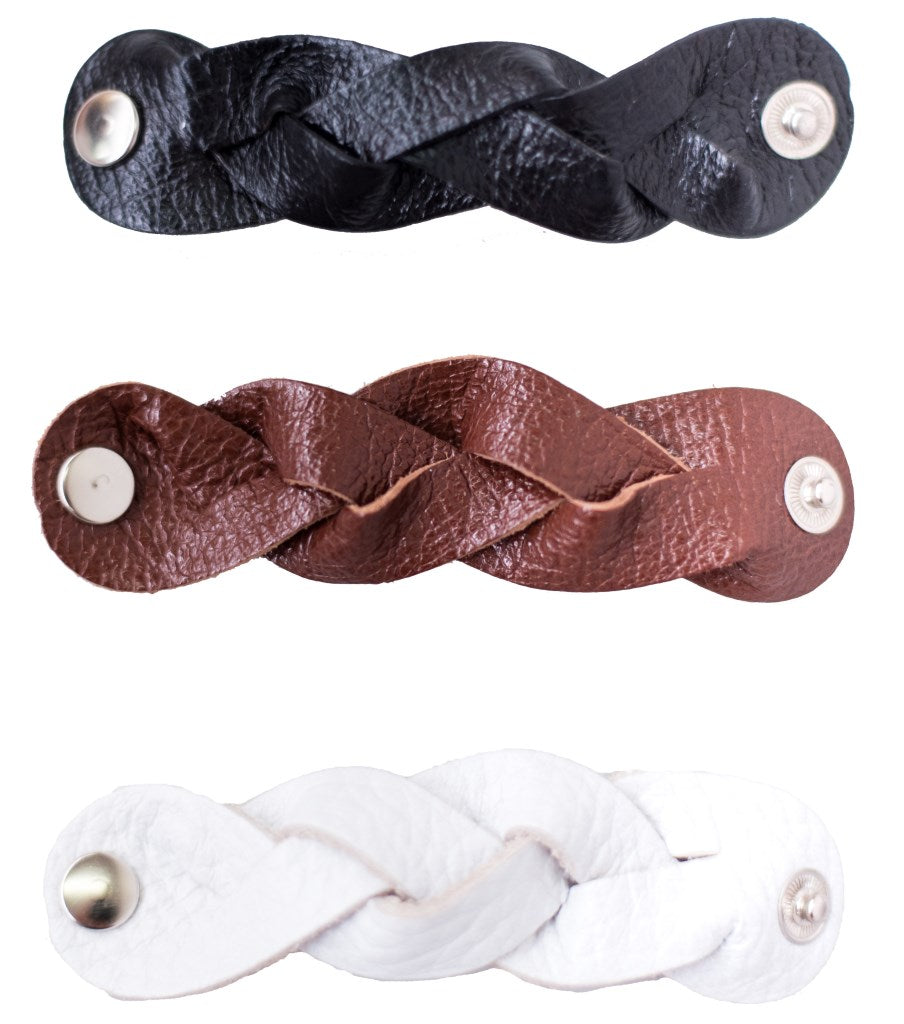 PLAITED LEATHER WOGGLE – Scouts Direct