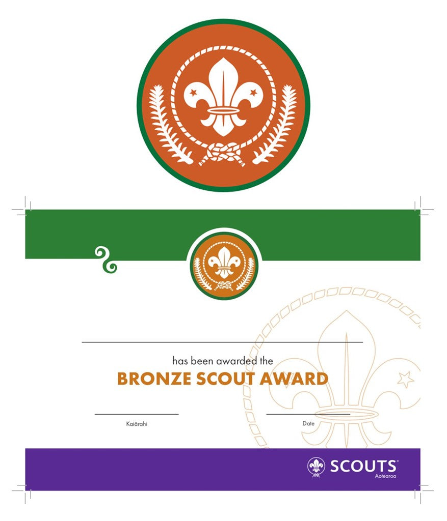 BRONZE, SILVER, GOLD AWARD - BADGE, CERTIFICATE - SECTIONS – Scouts Direct